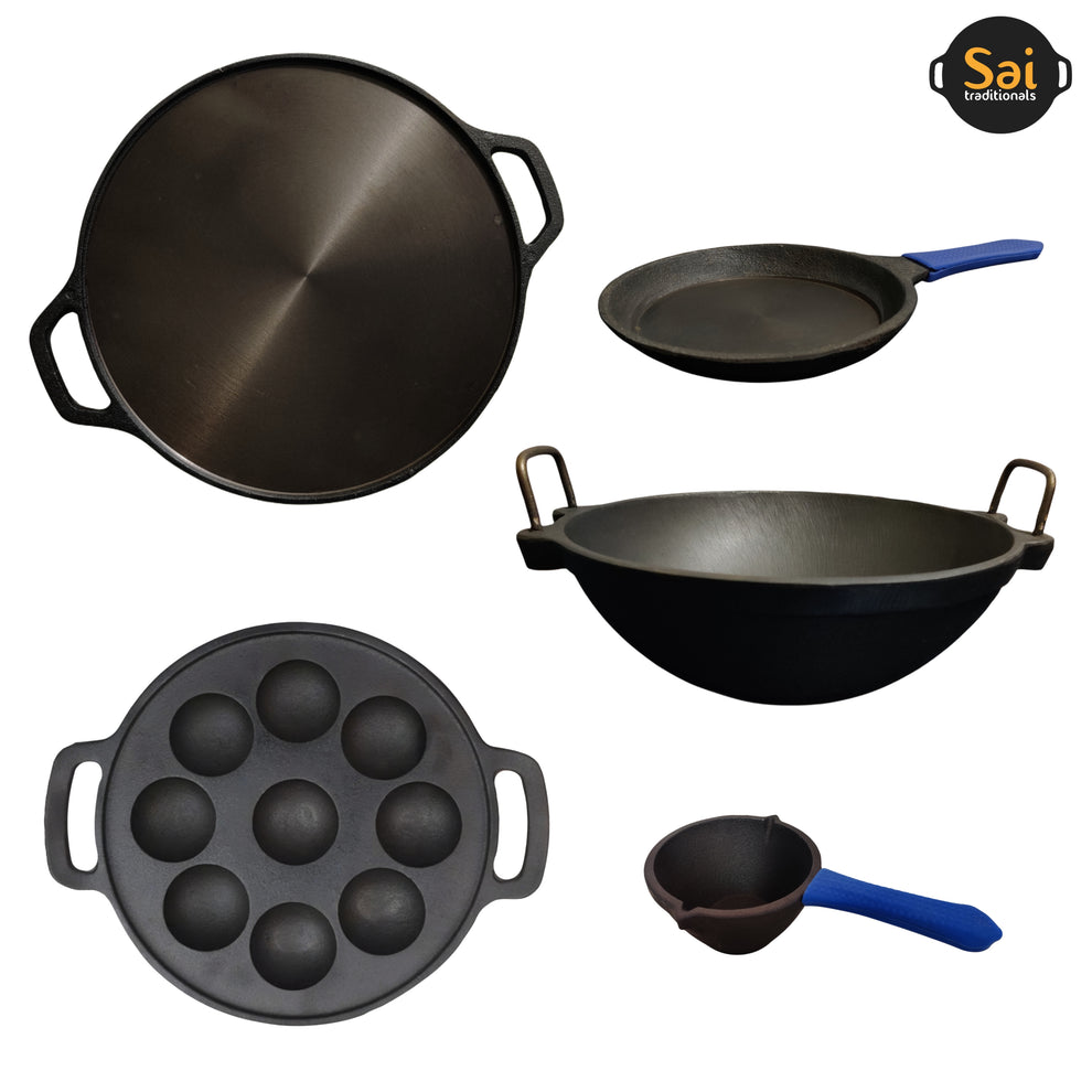 Cast Iron Cookware | Essential Combo – Sai Traditionals